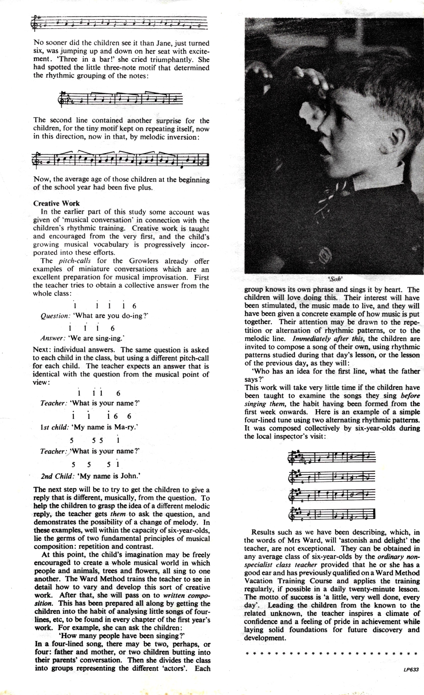 “The Ward Method of Teaching Music” by Dr Mary Berry - MusicaSacra ...
