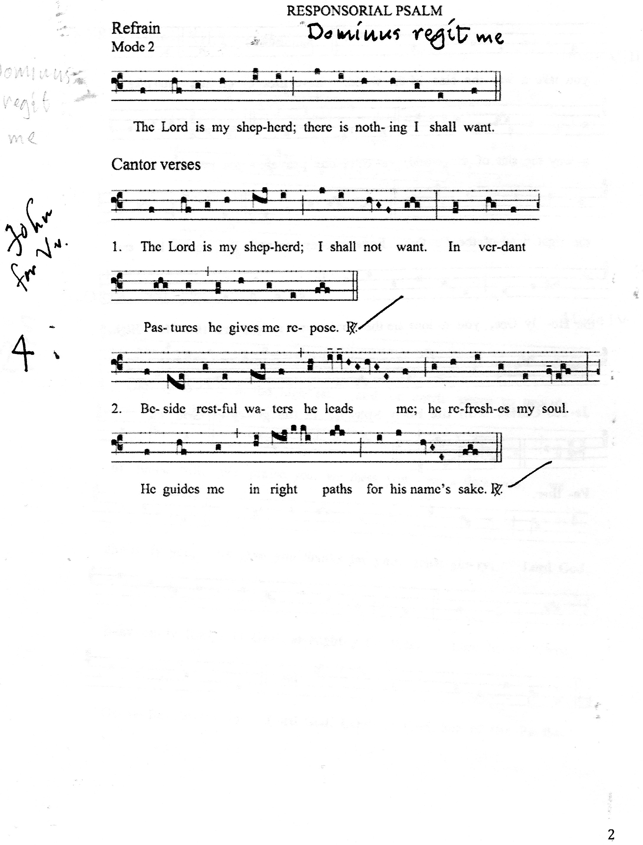 Responsorial psalm: origin, purpose, propriety, merit - MusicaSacra ...